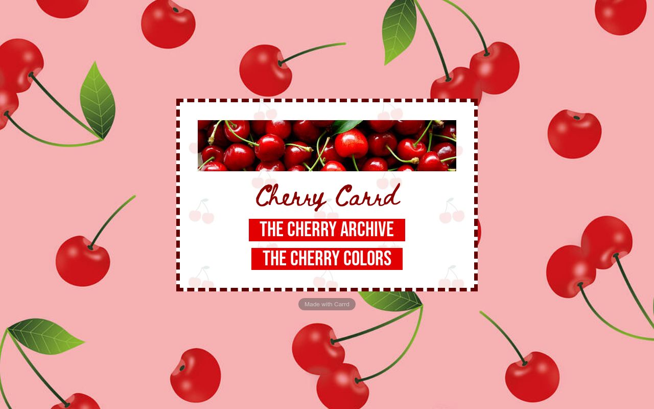 Cherry Archive + More Specific Things